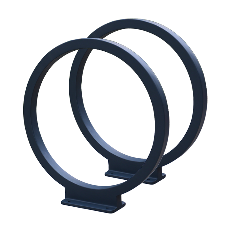 Urban Road Metal Cast Aluminum Circular Bicycle Parking Rack | Arlau