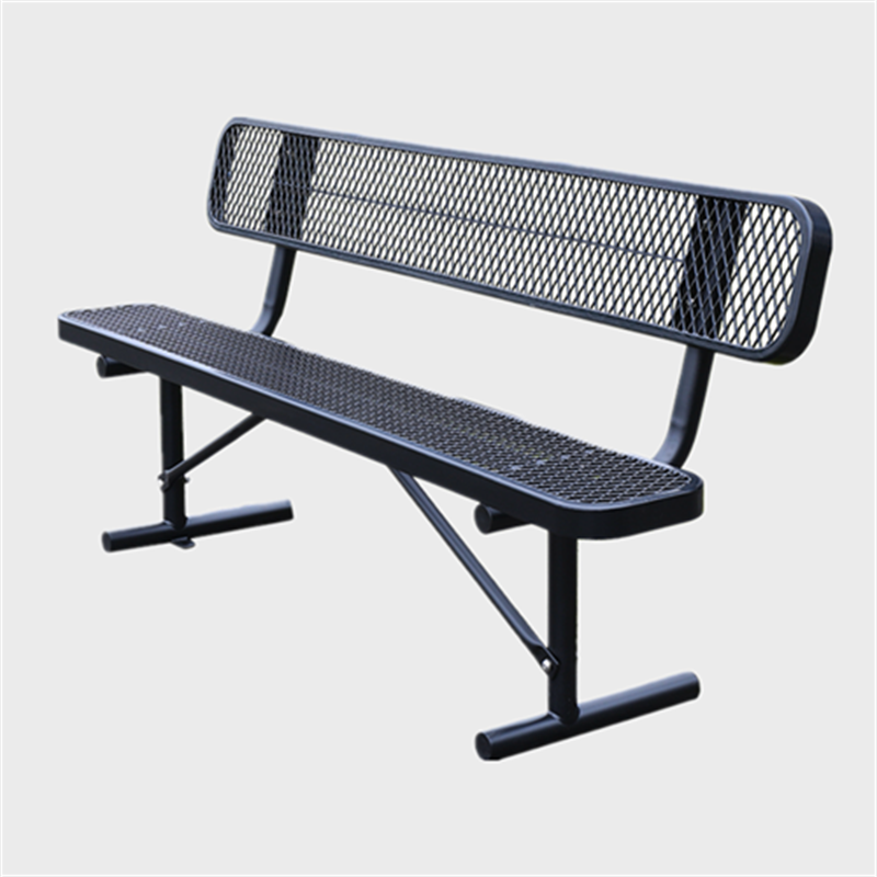 Outdoor Furniture Expanded Metal 6 Foot 8 Foot Long Park Bench OEM ...