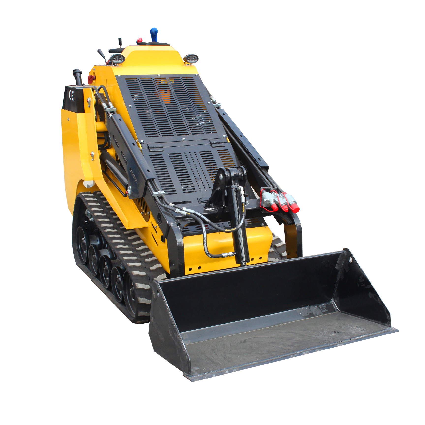 Mini-chargeuse sur chenilles, chargeuse compacte avec puissant moteur ...