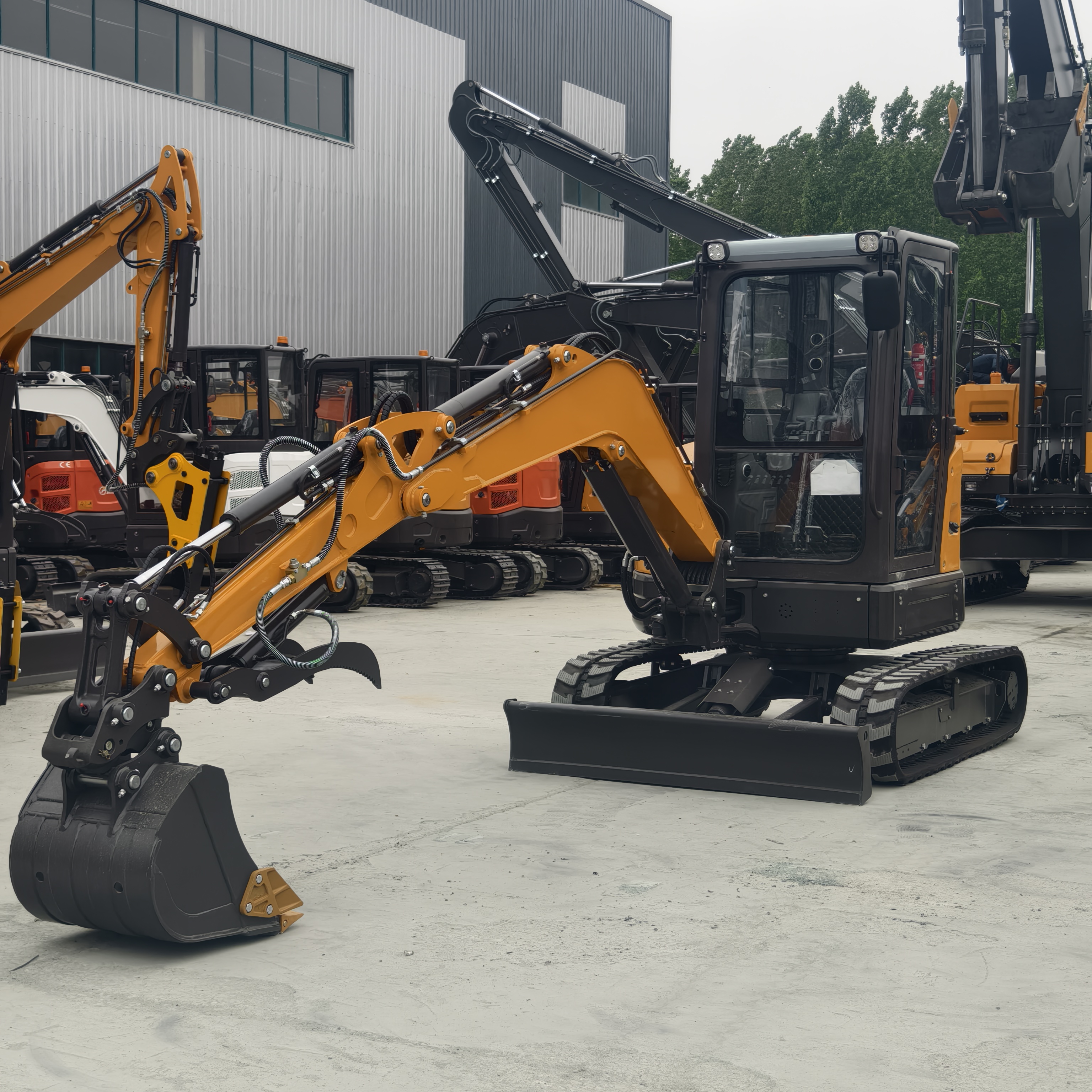 Garden Farm compacte Multi-fonction Mini-fonction hydraulique de 4 ...