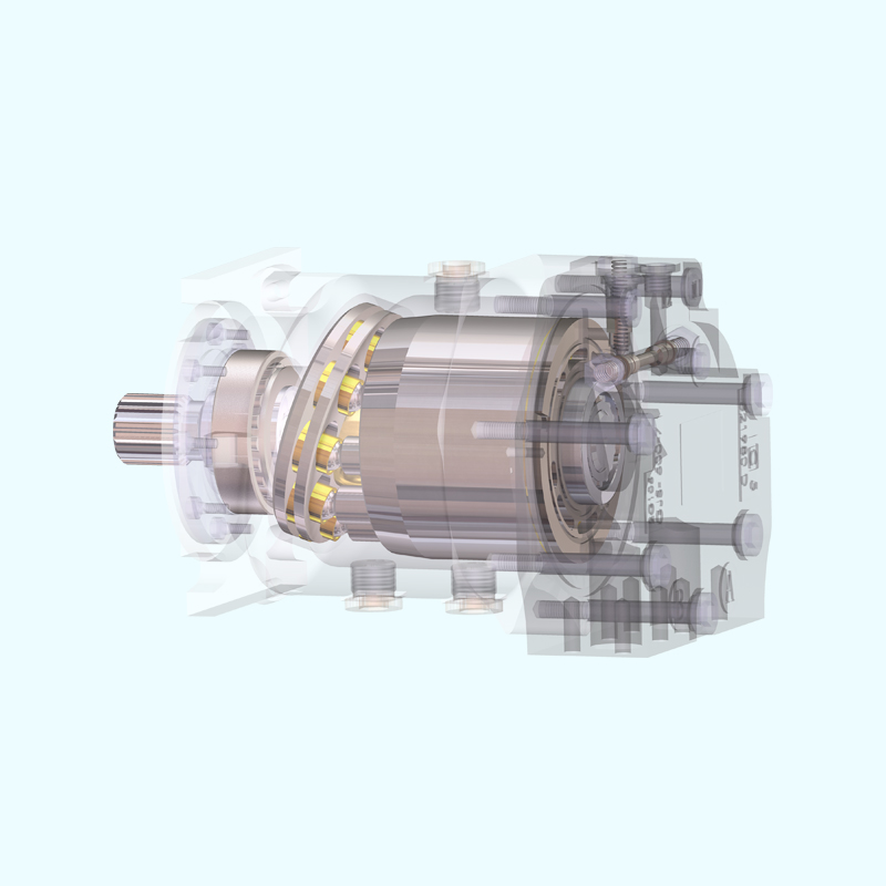 LMF Series Closed Axial Piston Motor | Highland Hydraulic