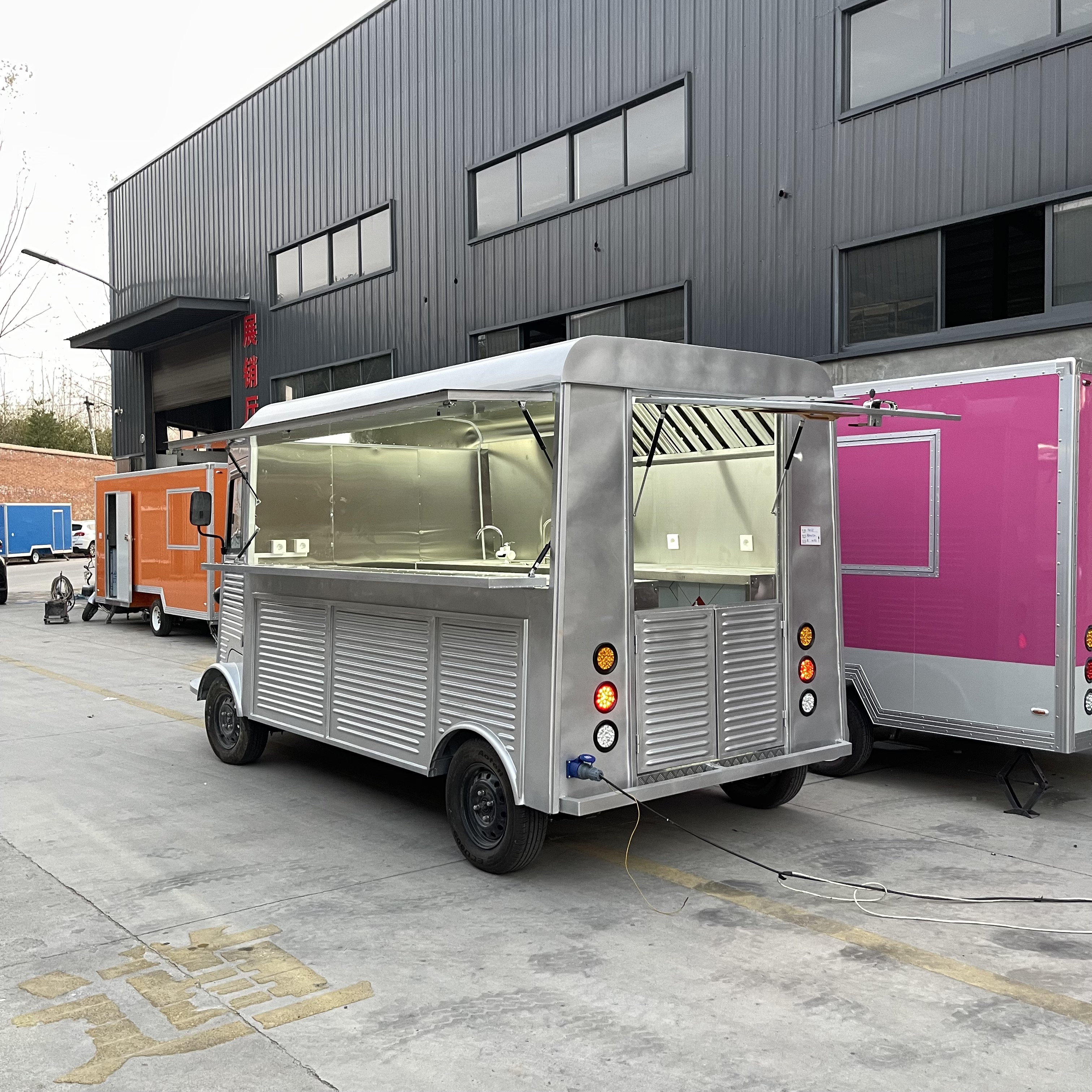 Food Trailer Street Food Trailer Electric Food Trucks Fast Food Trailer ...