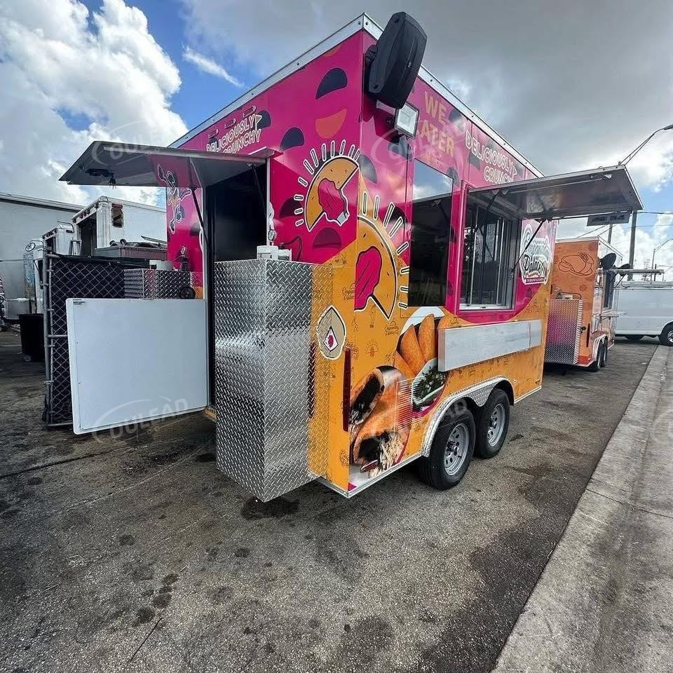 Custom Food Catering Trailers Manufacturer, Factory | Oulead Trailer