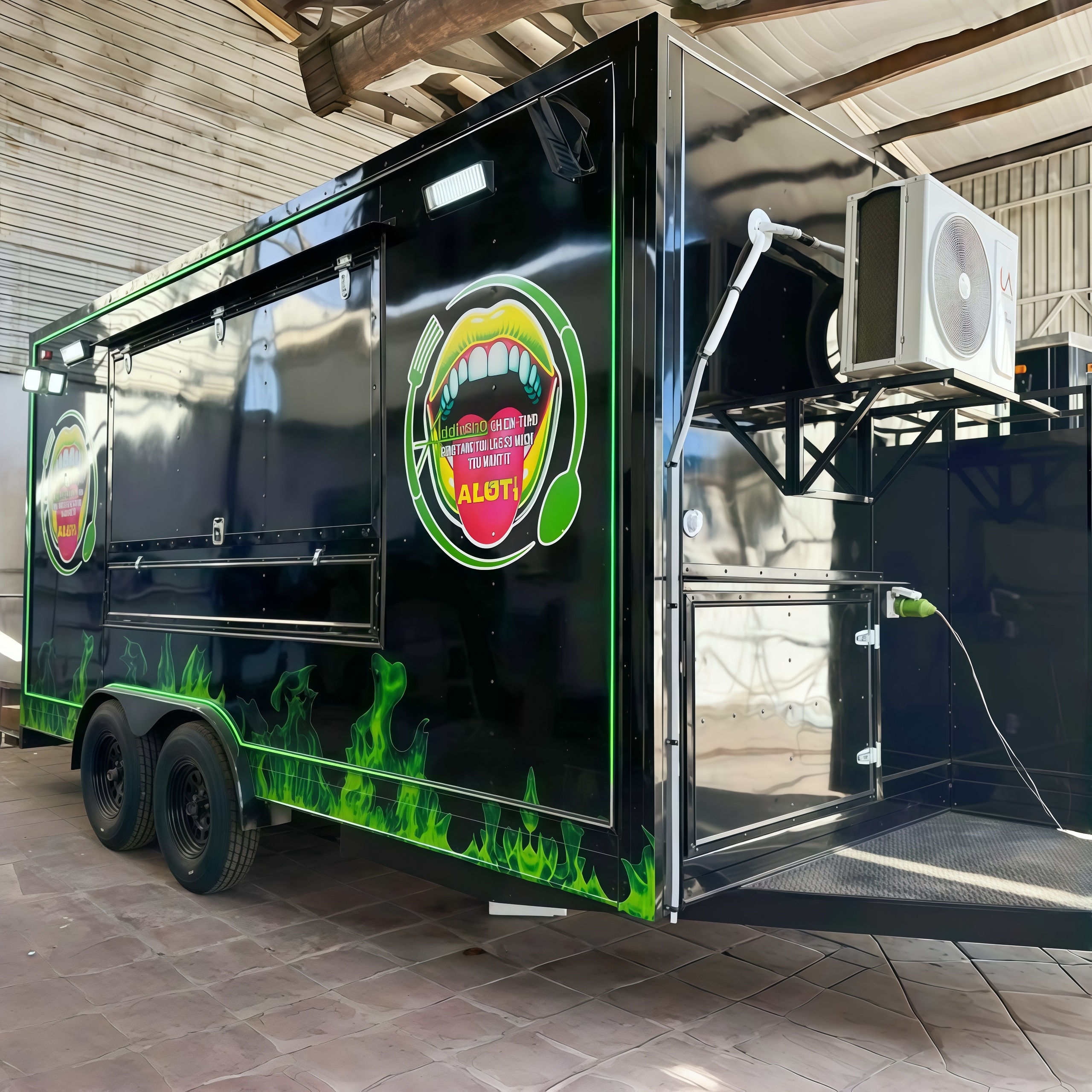 Custom Food Stall Fast Food Truck Van Pizza Truck Ice Cream Mobile ...