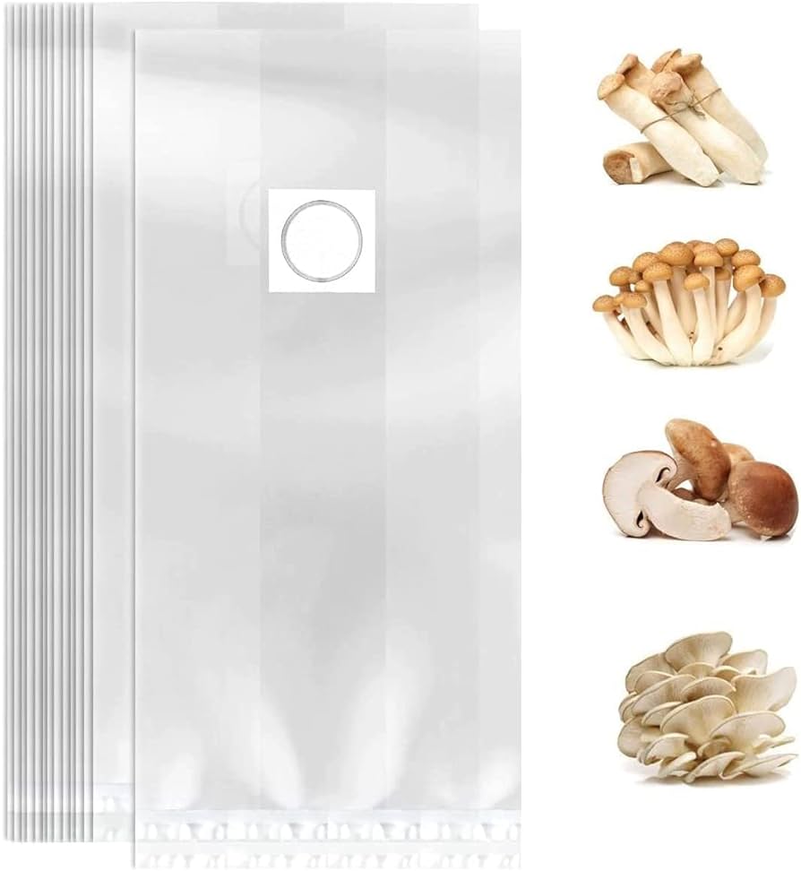 Plastic Pp Shiitake Mushroom Growing Bags for Mushroom Bagging Machine