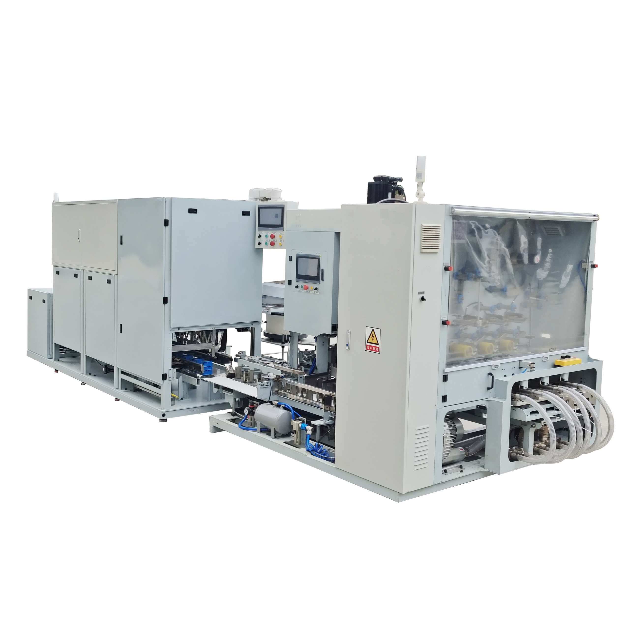 Full Automatic Mushroom Substrate Bagging Capping Basketing Machine ...