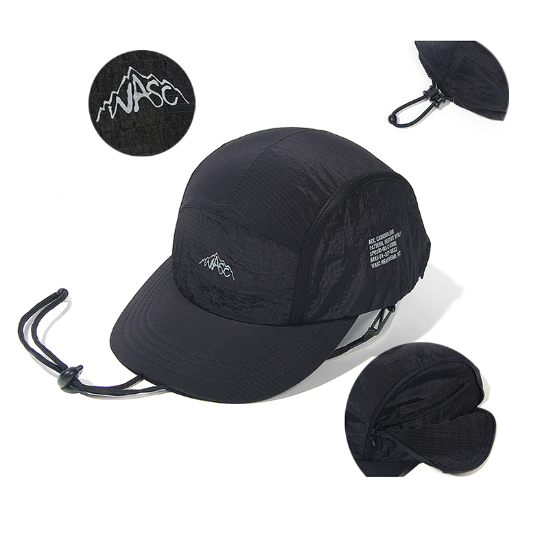 Outdoor Running Sports Caps Polyester Breathable 5 Panel Ripstop Camp Cap
