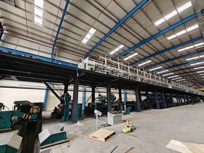 Hot-Dip Galvanizing Line Project in Dubai Enter the Debugging Stage | HiTo