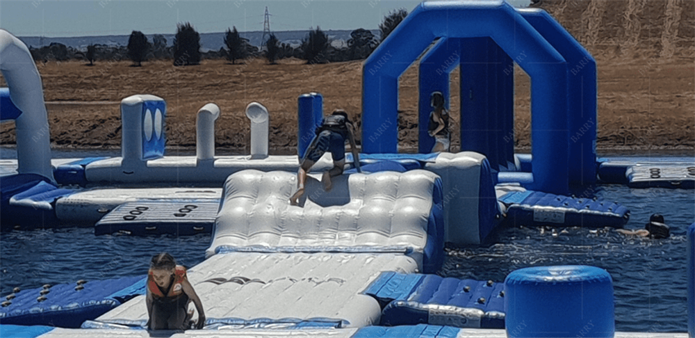 0.9Mm Plato Pvc Open Water Big Inflatable Aqua Park for Ocean | Barry ...