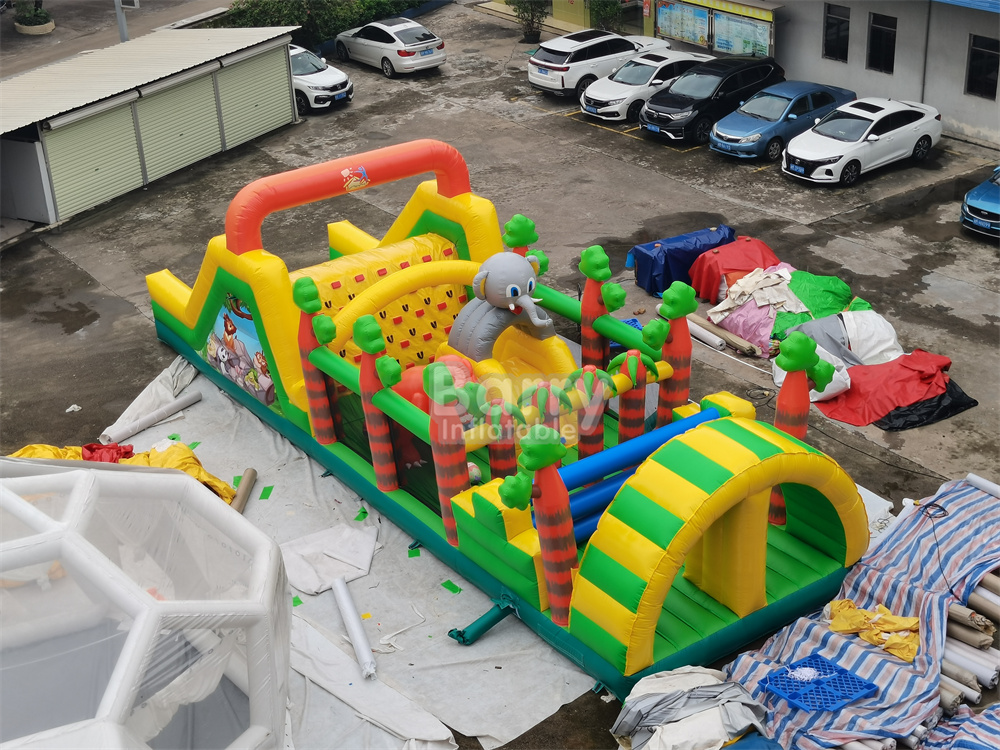 Kids Toy Animal Inflatable Obstacle Course - Barry Inflatable
