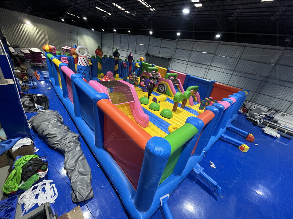 The Enormity and Joy of the World's Largest Inflatable Theme Park: a ...