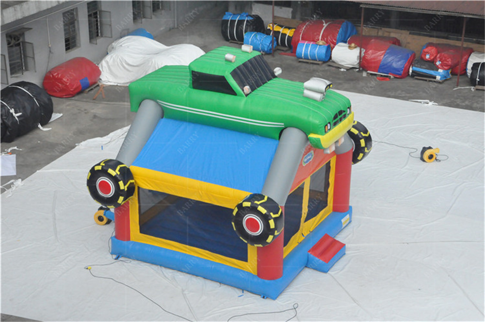 Racing Car Shape Monster Truck Inflatable Bouncer | Barry Inflatable