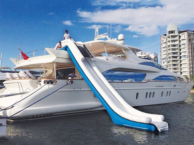 Big Inflatable Yacht Slide for Yacht / Cruiser,Sea for Ocean Yacht Boat ...
