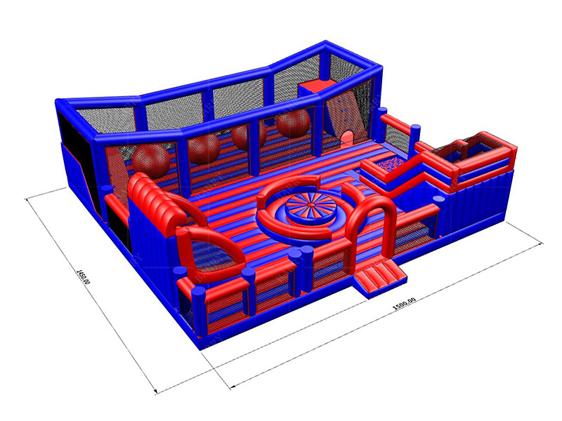 Children Inflatable Amusement Park Equipment with Sport Game | Barry ...