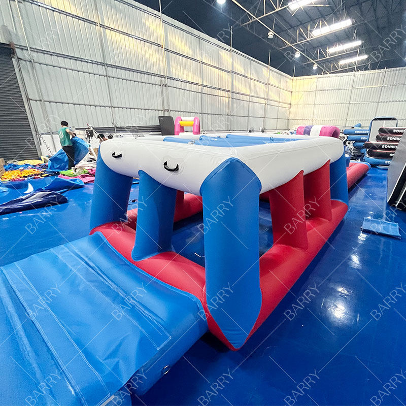 Nuevo parque acuático inflable flotante con lago, parque acuático ...