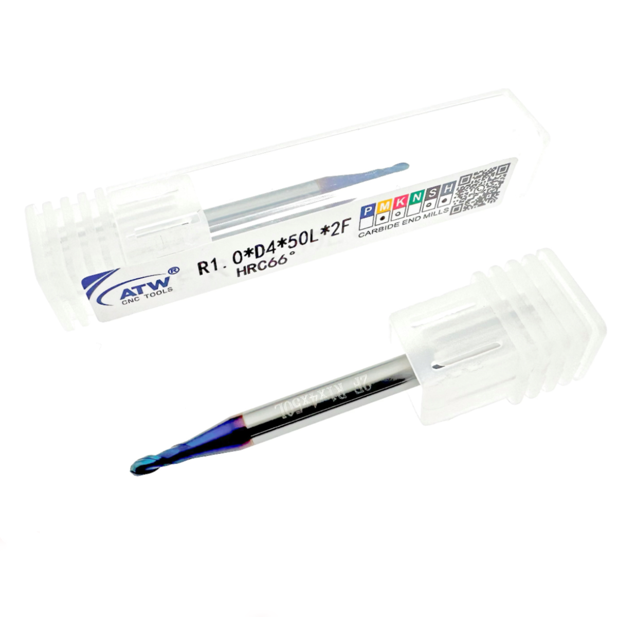 Tapered 2-Flute Ball Cutter with Nano Blue Coating - Superior Chip ...