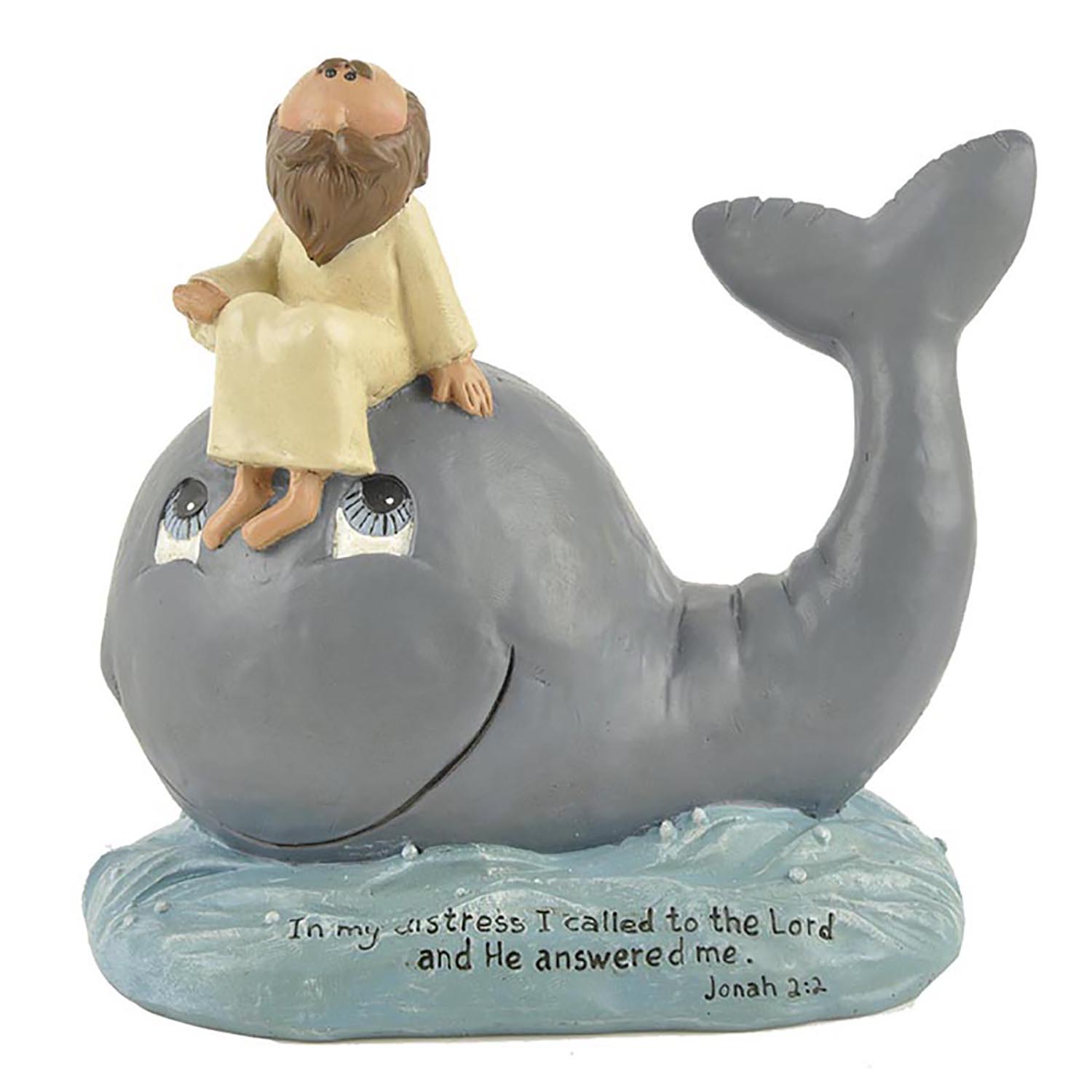 Faithful Journey: Jonah and the Whale Resin Figurine 'called to the ...