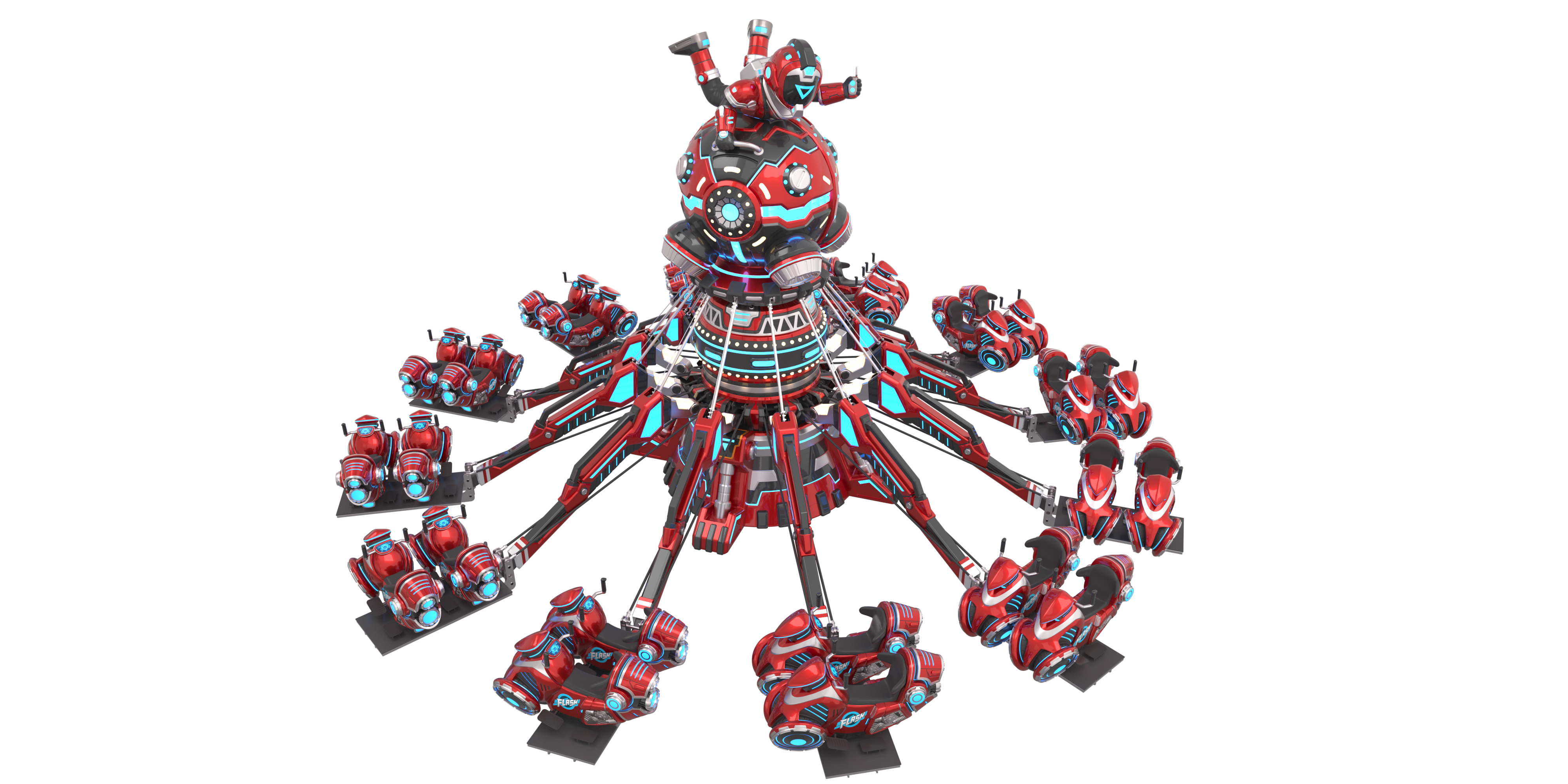 Star Ranger Space Motorcycle Amusement Ride with Cool Lights | LIMEIQI