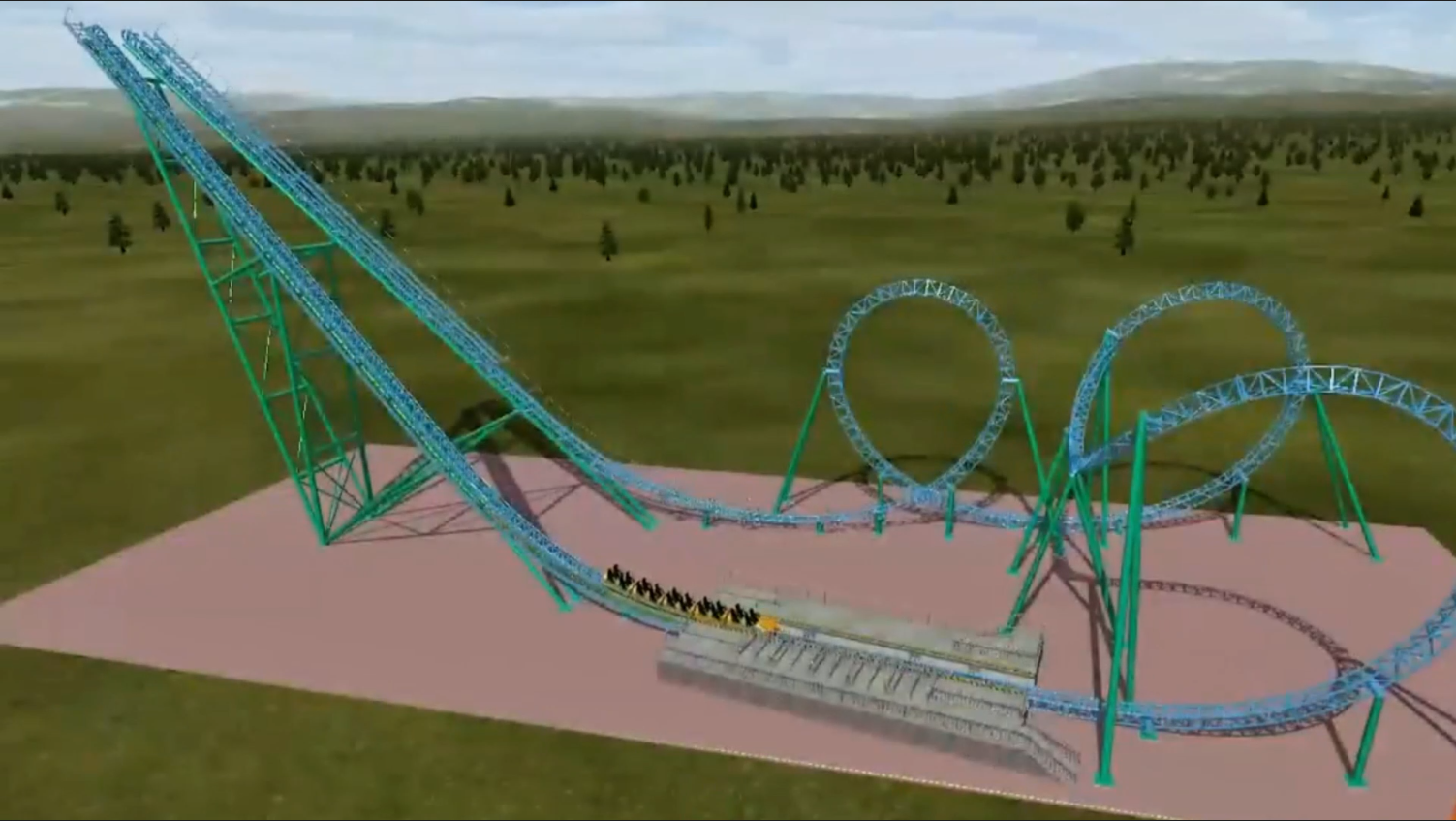 Thrill-Seeking Inverted Roller Coaster: the Ultimate Amusement Park ...