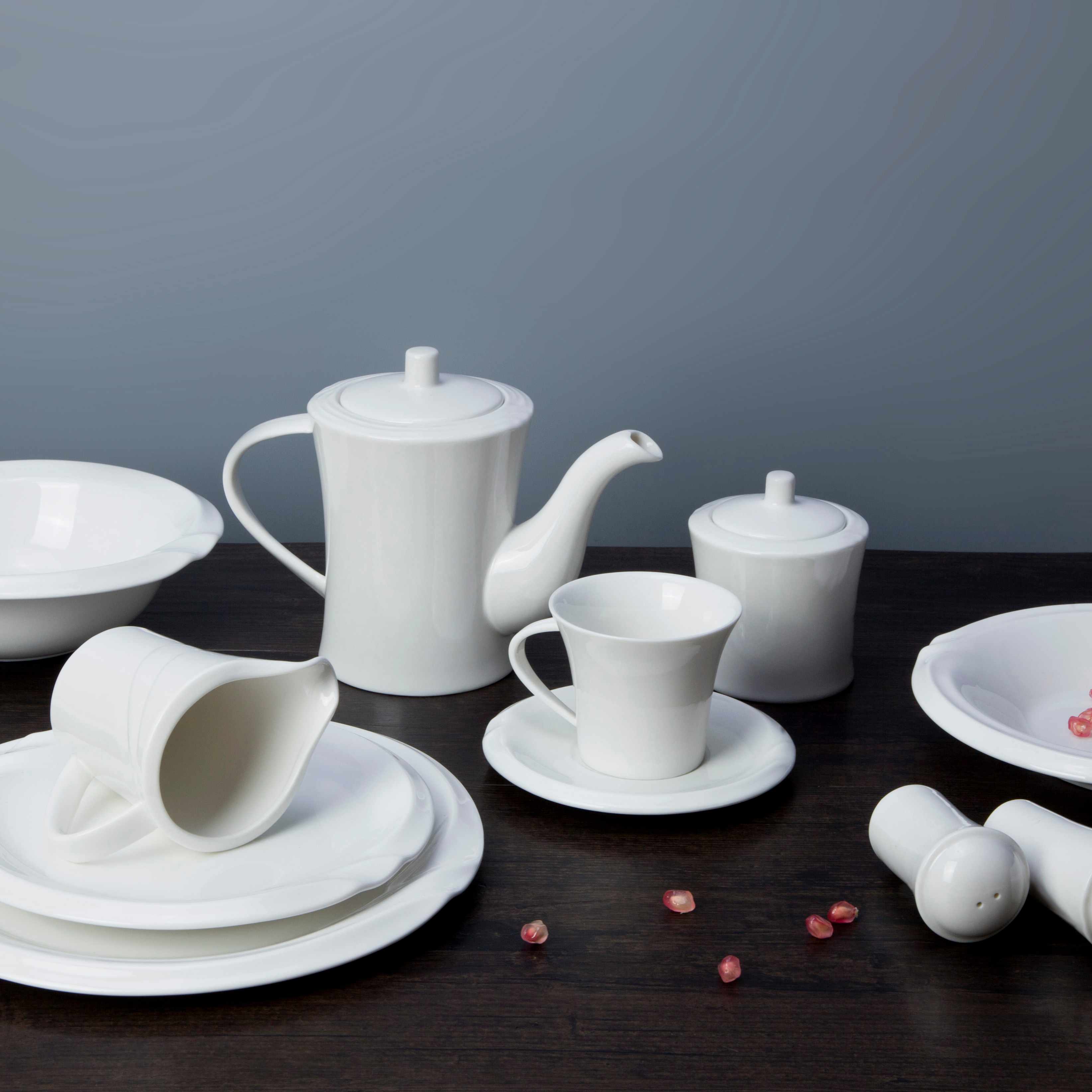 The Guide of White Ceramic Dinnerware Set - XUAN WEN SERIES | Fine ...