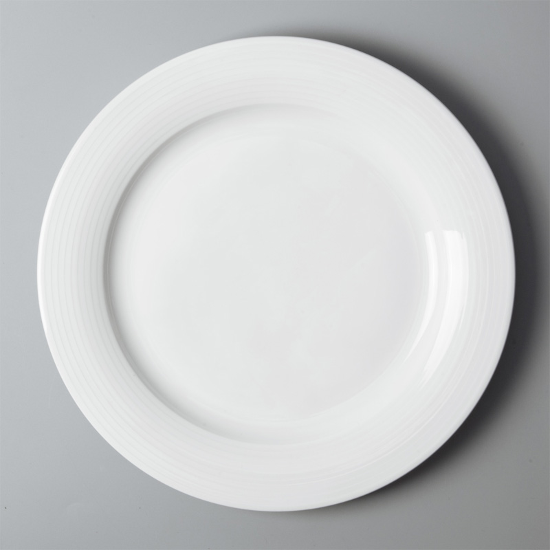 Professional White Restaurant Dinner Plates White Porcelain Square ...