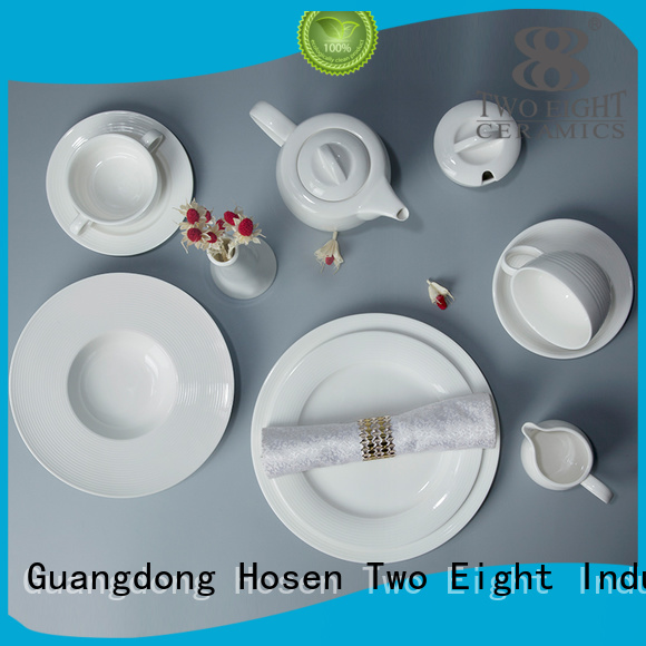 Professional White Restaurant Dinner Plates White Porcelain Square ...