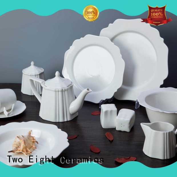Unbreakable White Ceramic Dinnerware Set - TW19