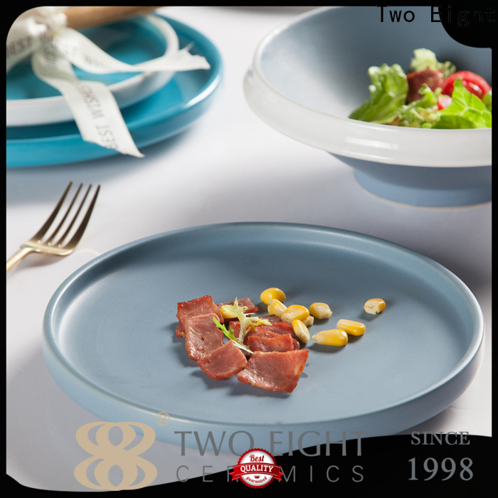 Custom Square Ceramic Plates Supply for Bistro | Two Eight