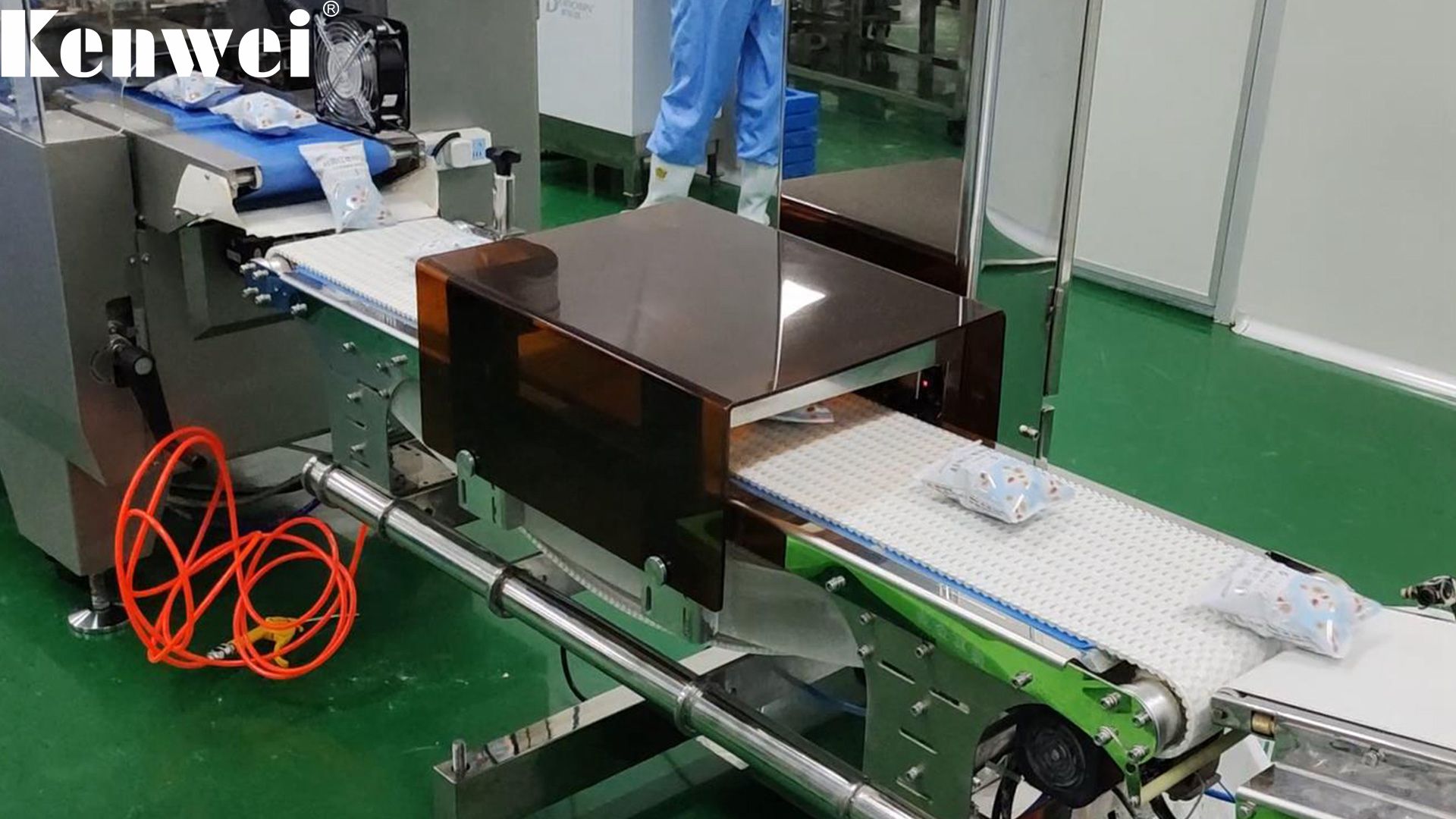 Aluminum Foil Bags Packaging Metal Detectors Applications | Kenwei