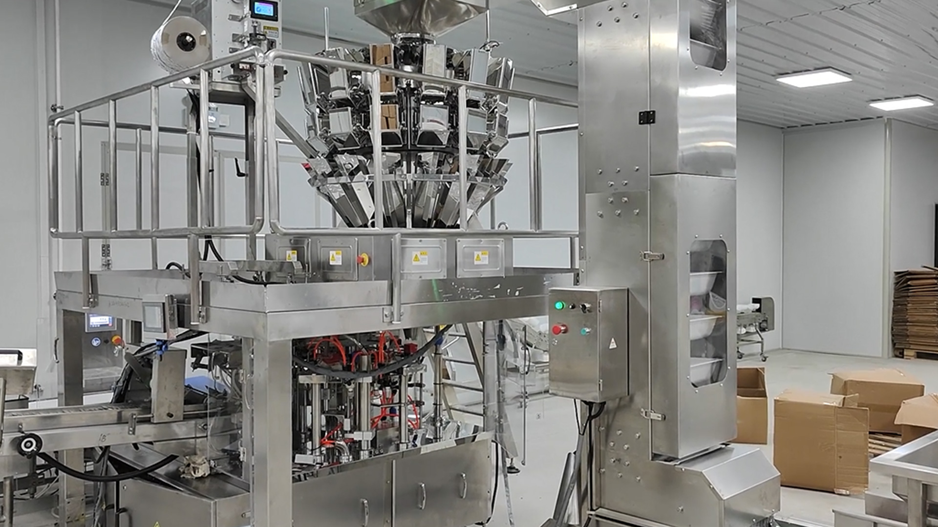 14 Heads Multihead Weigher For Stick -shapes Pet Food | Kenwei