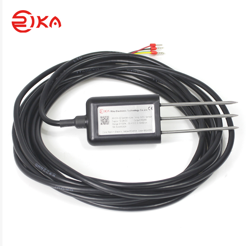 Rk520-02 Soil Moisture Sensor, Temperature Probe& EC Sensor | Rika Sensor
