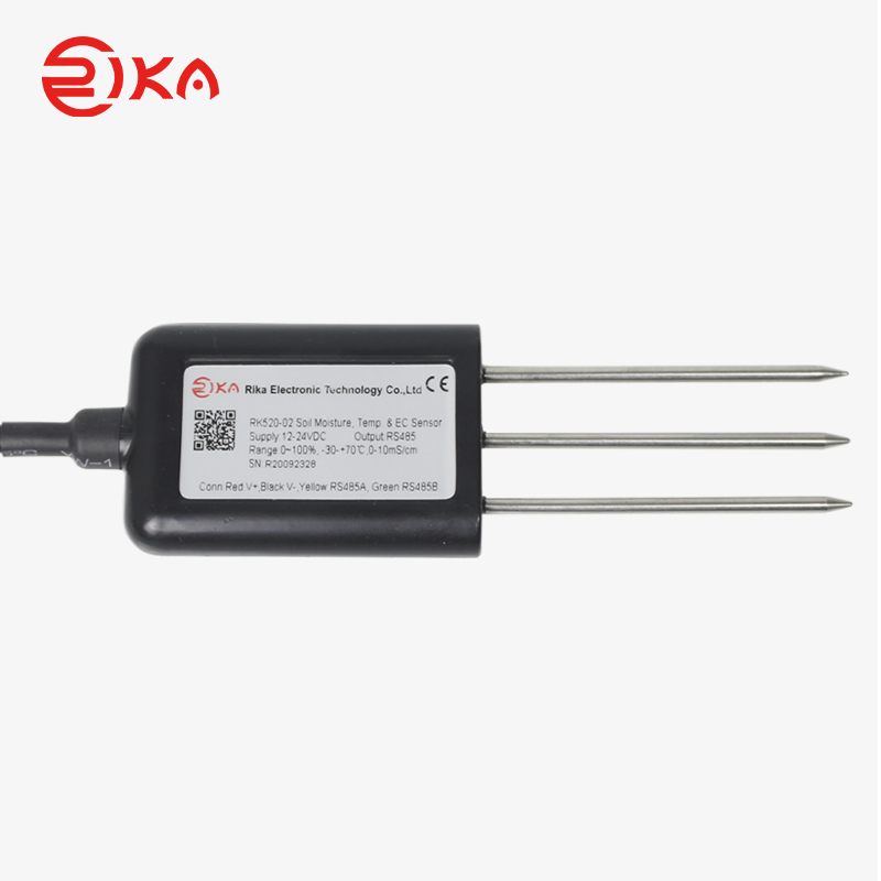 Rk520-02 Soil Moisture Sensor, Temperature Probe& EC Sensor | Rika Sensor