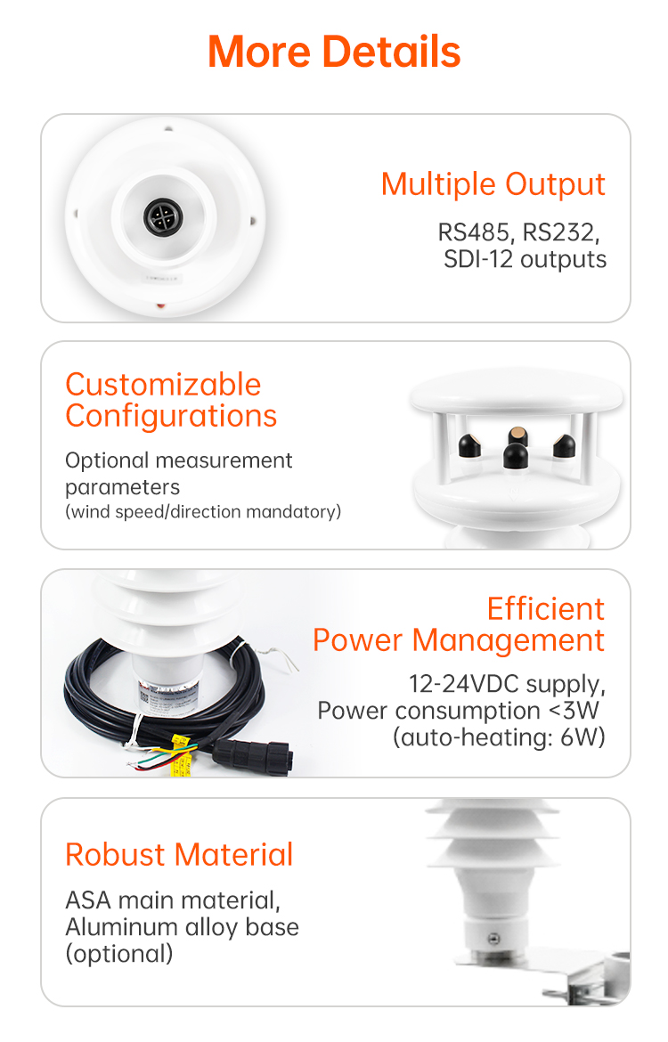 Rk900-10 Ultrasonic Automatic Weather Sensor | Rika Sensors