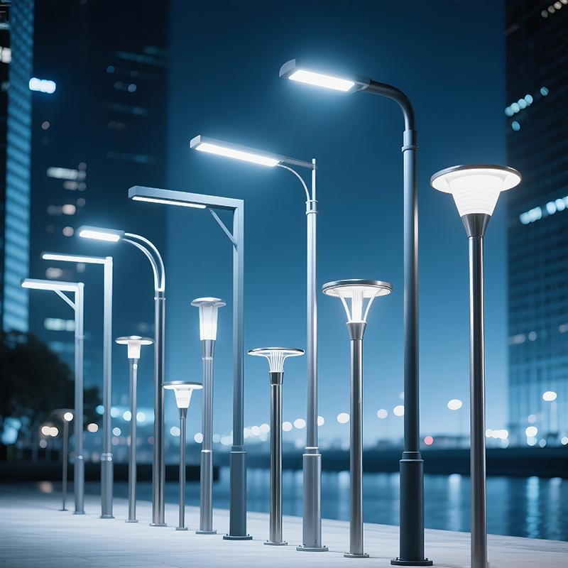 What Are the Solar Street Light Pole Types? | CHZ Lighting