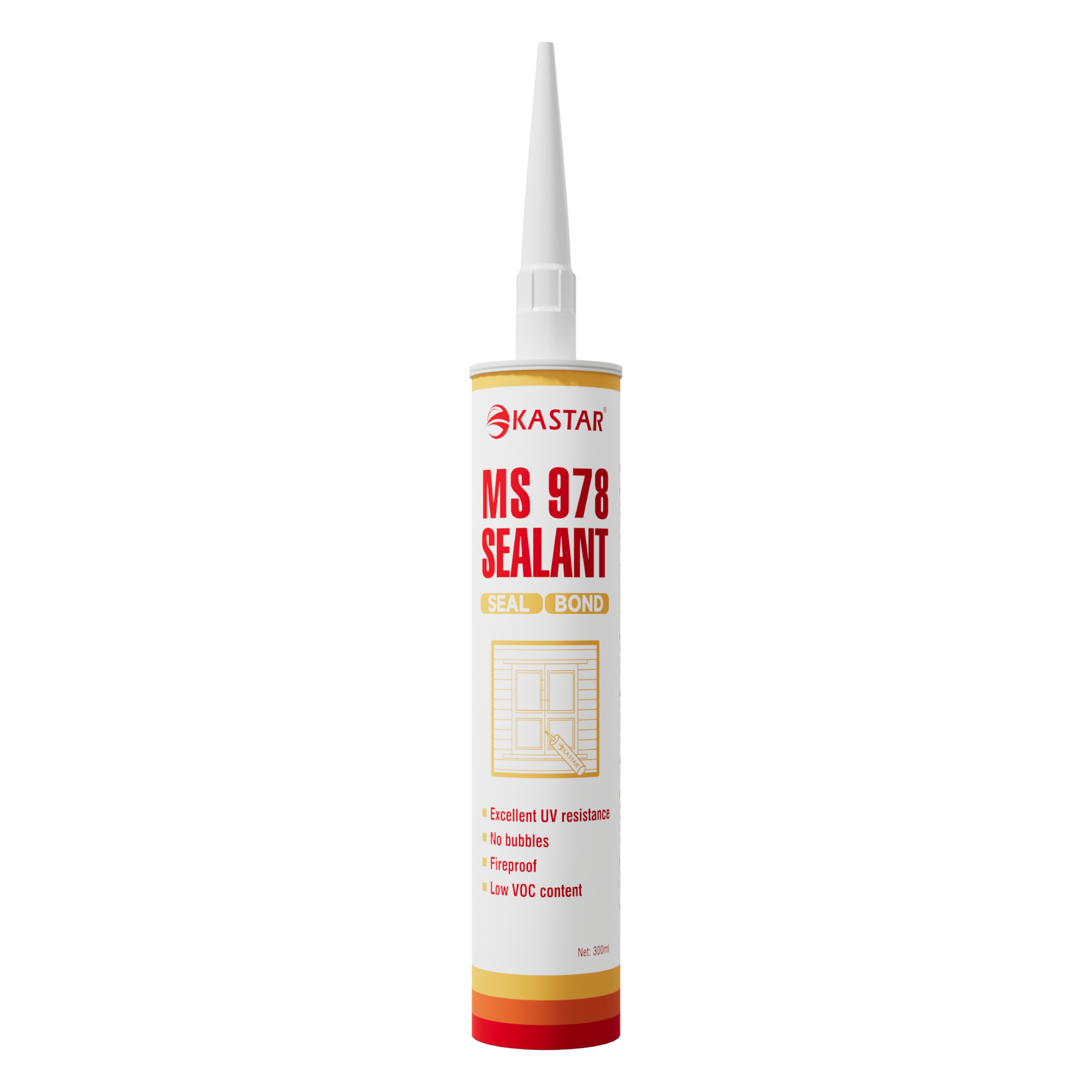 Kastar978 Fire Resistant Hybrid Ms Polymer Sealant | Kastar