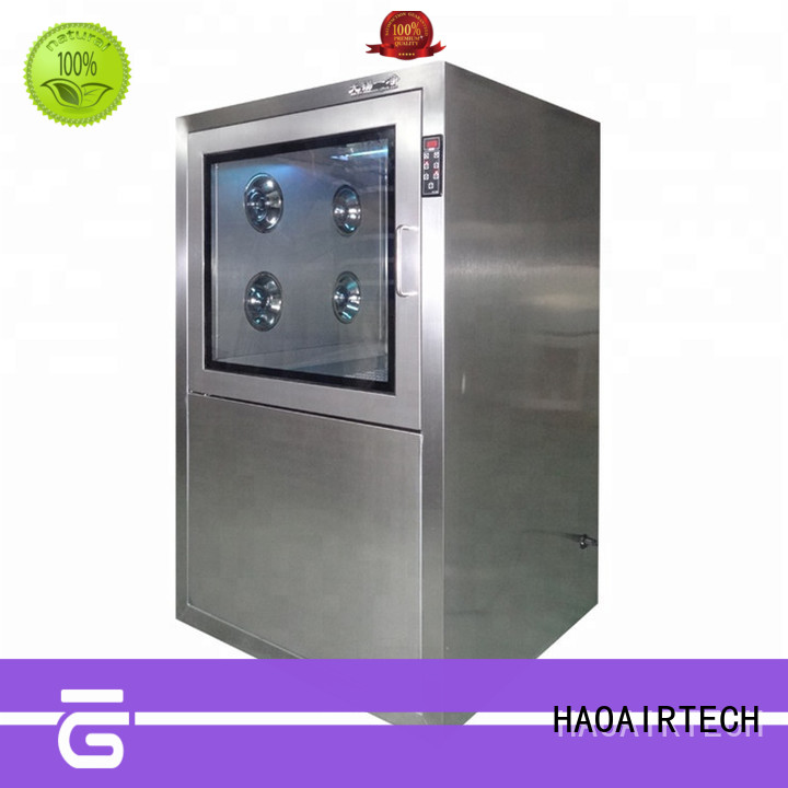 Plc Control Pass Box with Arc Design Gmp Standard for Hvac System ...