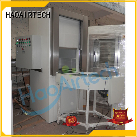 Plc Control Pass Through Box with Laminar Air Flow for Cargo | HAOAIRTECH