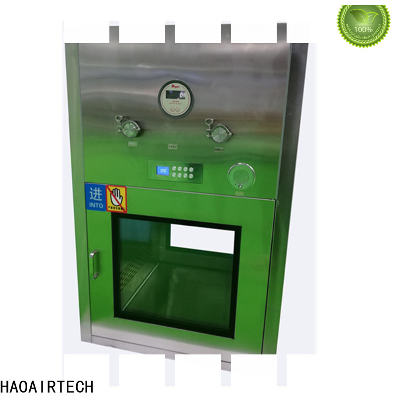 Interlocking Pass Box with Conveyor Line for Hvac System | HAOAIRTECH