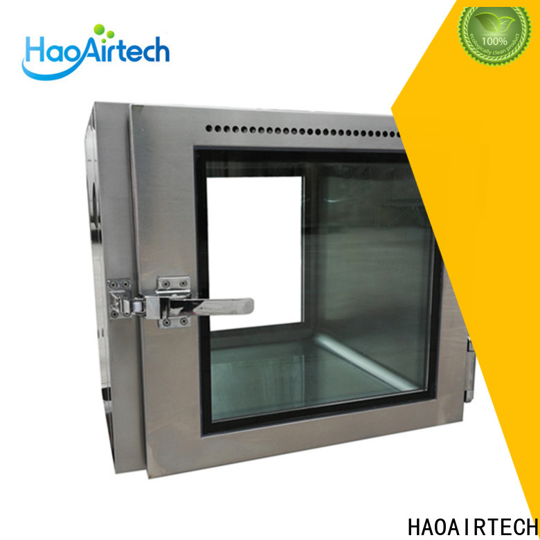 Plc Control Pass Box with Conveyor Line for Hvac System | HAOAIRTECH