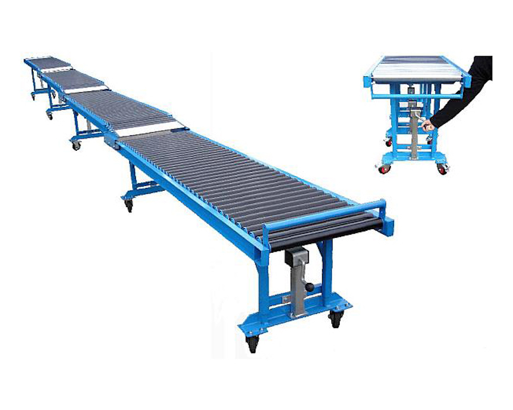 Mobile Roller Conveyor, Floor Roller Conveyors Supplier | YiFan Conveyor