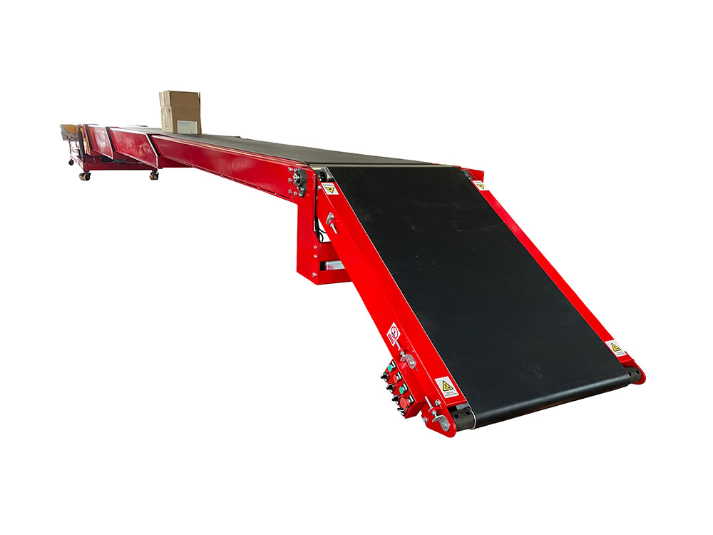 Extendable/telescopic Belt Conveyor with Drop Nose Lift Up and Down ...