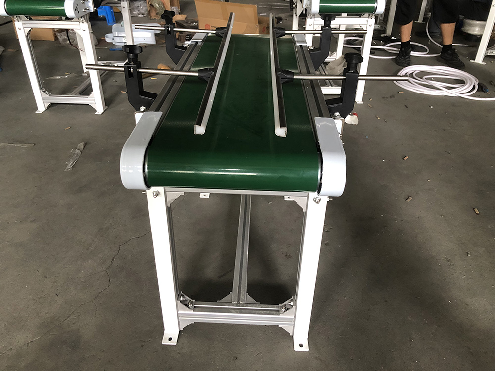 Small Aluminum Belt Conveyor with Adjustable Side Guide Rails | Yifan ...