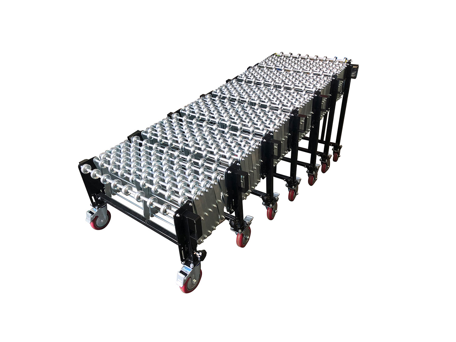 Inclined Extendable Telescopic Gravity Skate Wheel Conveyor | Yifan ...