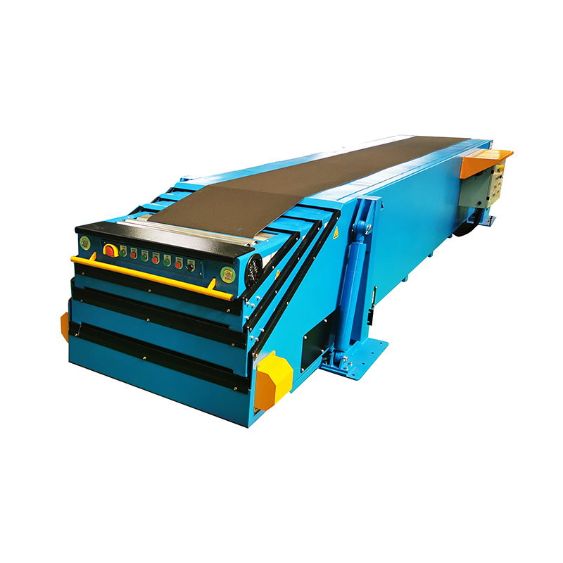 4 Stages Fixed Telescopic Belt Conveyor Used for Container Loading and Unloading-YiFan Conveyor