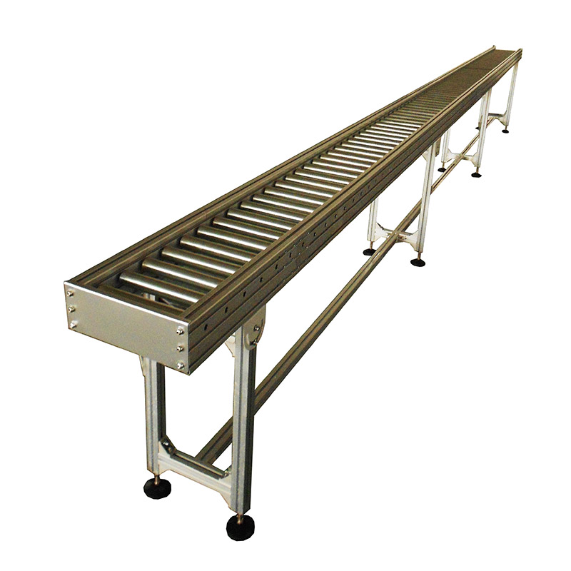 Gravity Unloading No Power Customized Aluminum Gravity Roller Conveyor ...