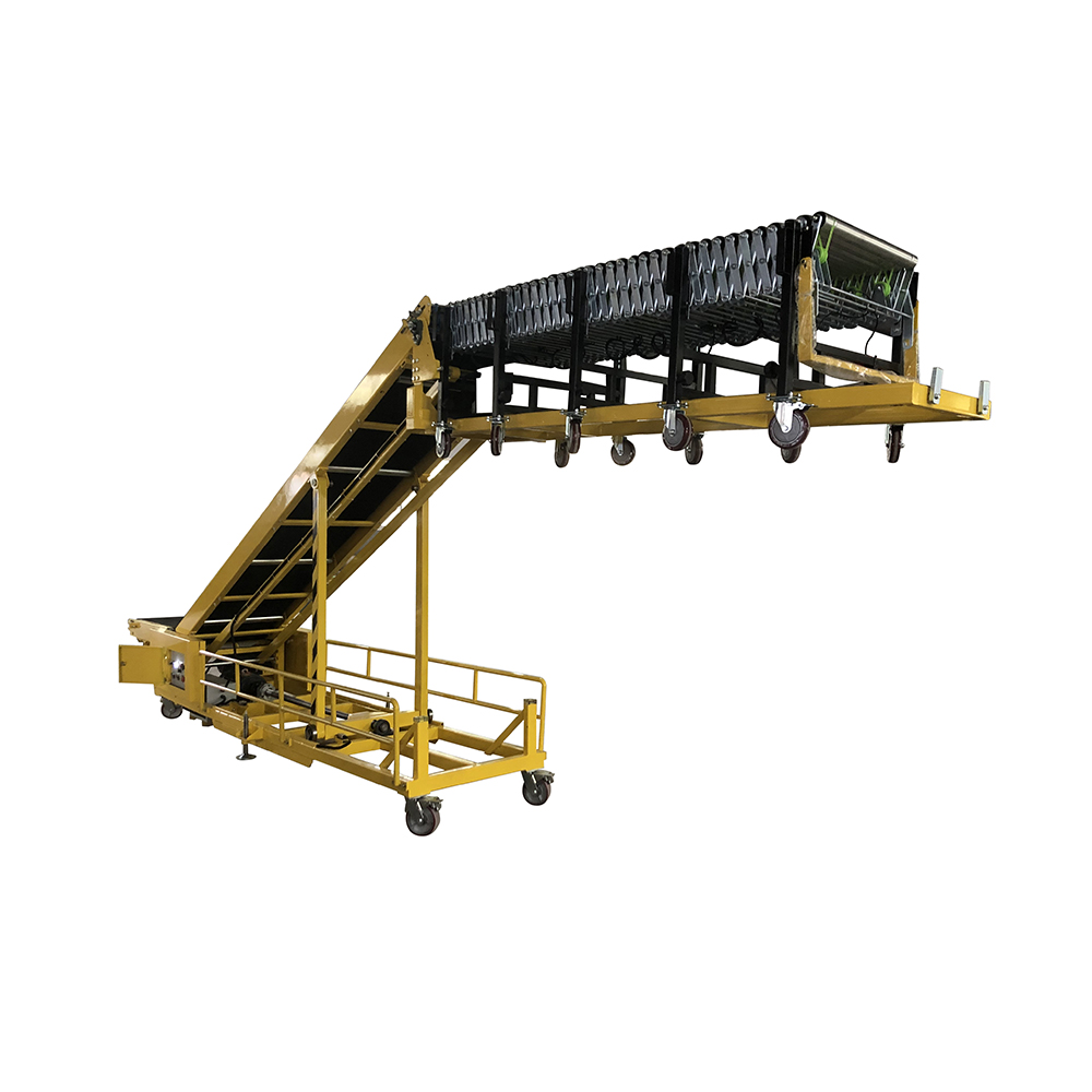Portable Conveyor Belt with Adjustable Height Warehouse Loading ...