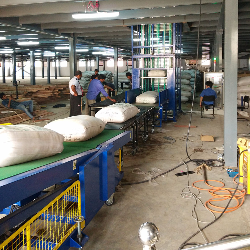 Automatic Rice Loading and Unloading Machine Bag Stacker Conveyor-YiFan ...