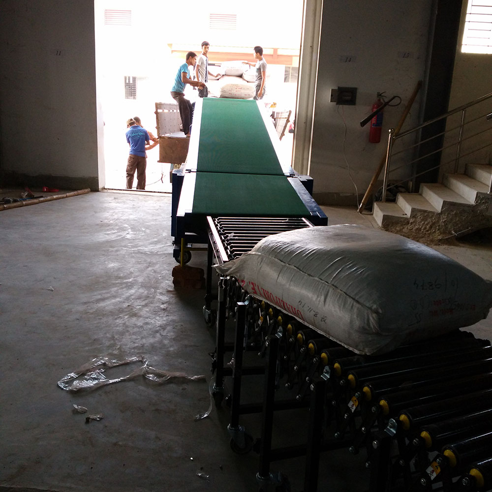 Dockless Trailer Van Container Loading Conveyor Ttruck Loading ...