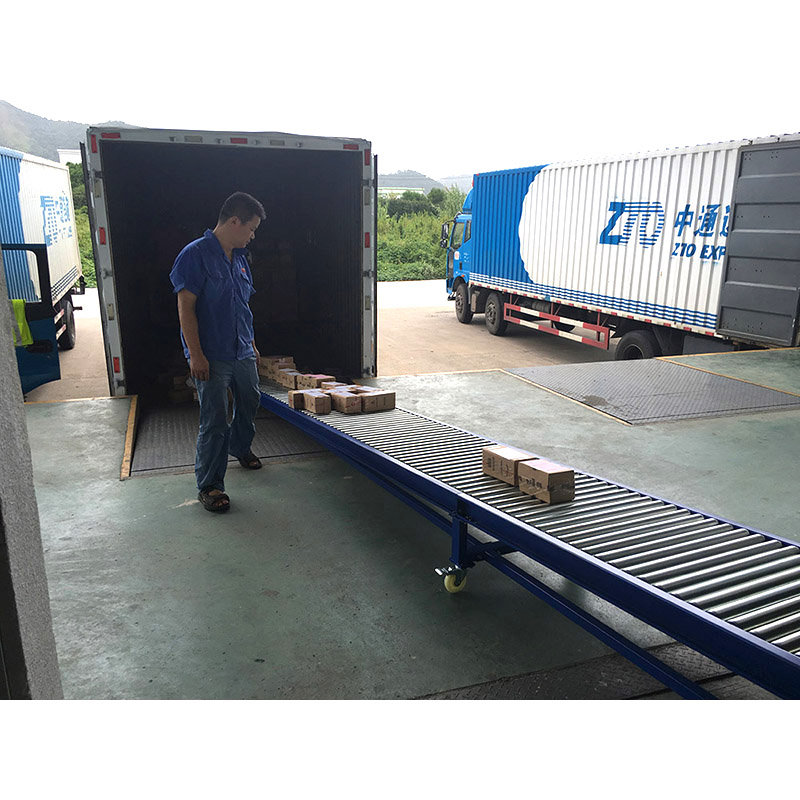 Box Unloading Gravity Free Roller Conveyor-YiFan Conveyor