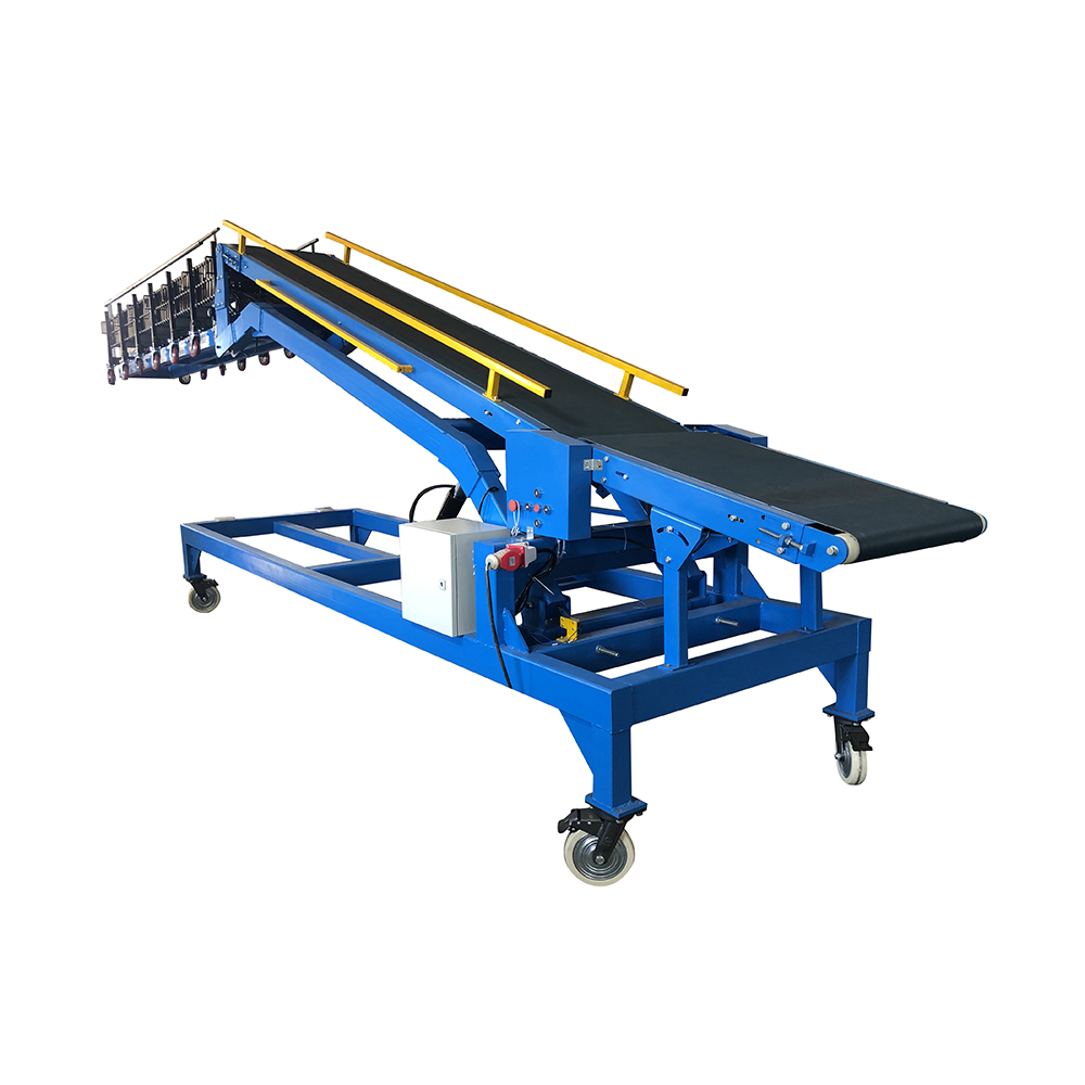 Retractable Conveyor Belt Telescopic Conveyor on Unloader Ship-YiFan ...